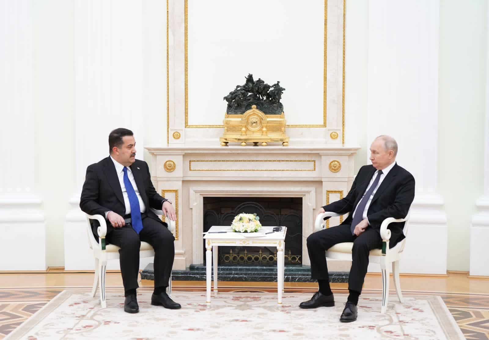 Iraq PM meets Russian President in Moscow